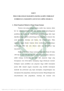 DINAMIKA ORGANISASI MAHASISWA EKSTRA KAMPUS IAIN SUNAN AMPEL SURABAYA : STUDI PADA PMII, HMI ...